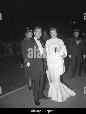 Swedish actress Anita Ekberg and her husband, American actor Rik Van ...