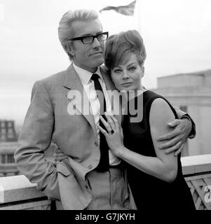 Swedish actress Anita Ekberg and her husband, American actor Rik Van ...