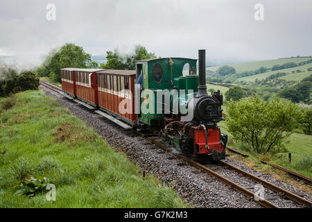 Exmoor Steam Railway, Exmoor National Park, Devon, England, United ...