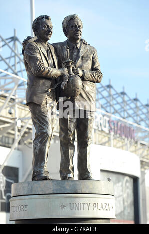 The Brian Clough and Peter Taylor statue outside Derby County's ...