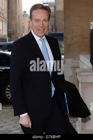 Norwegian Foreign Minister Borge Brende gestures as he talks at the 4th ...