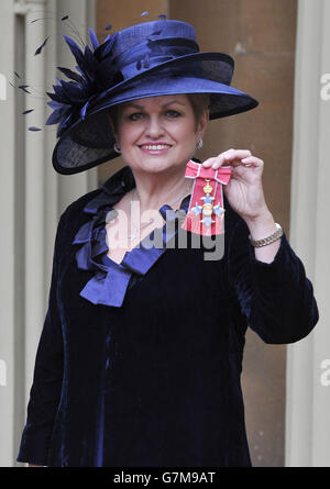 Opera singer Susan Bullock holds her Commander of the Order of the ...
