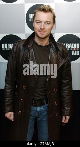 Ronan Keating at UK Radio Aid, Leicester Square, London - 17 January ...