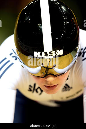 Jessica Varnish during Day Three of the Track Cycling World Cup at The ...