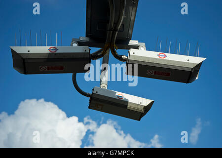 CCTV cameras, London Underground Stock Photo - Alamy