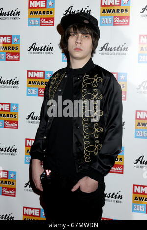 Jake Bugg attending the NME Awards 2015 with Austin Texas held at O2 ...