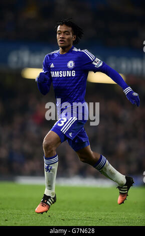 Chelsea's Juan Cuadrado during the Barclays Premier League match at ...