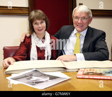 The family of Lance Corporal Joshua Leakey; his parents Mark (right ...