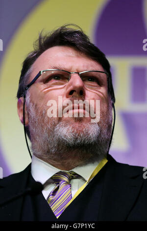 David Soutter, Ukip Head of Candidates delivers his speech during the ...