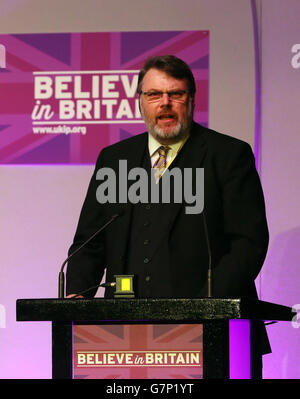 David Soutter, Ukip Head of Candidates delivers his speech during the ...
