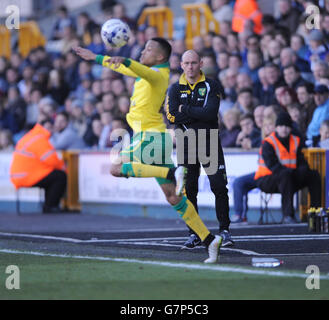 Alex Neil manager of Millwall looks on during the Sky Bet Championship ...