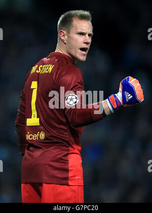 Marc-Andre ter Stegen of Barcelona during the UEFA Champions League ...