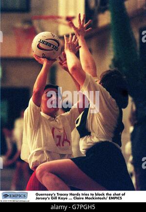 Netball - Commonwealth Qualifying Tournament - Jersey v Guernsey ...
