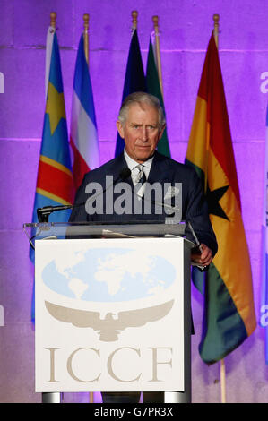 The Prince of Wales gives a speech at an Exceptional Leadership in ...