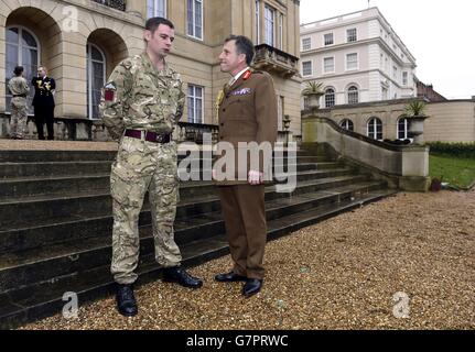 Lance Corporal Joshua Mark Leakey of the Parachute Regiment after he ...
