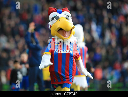 Crystal Palace mascot Alice the Eagle ahead of the Premier League match ...