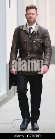 Robert Ashworth arrives at The High Court, Rolls Building in London ...