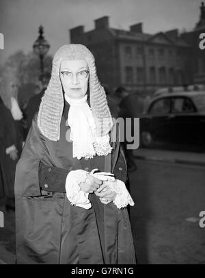 Elizabeth Kathleen Lane, QC, pictured after attending the swearing-in ...