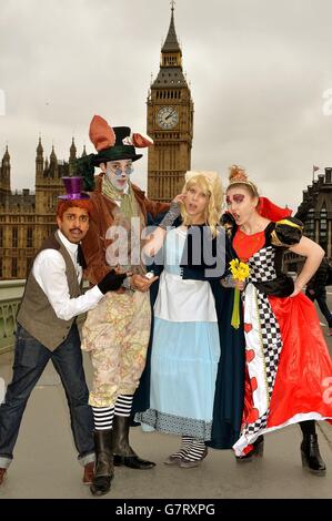 ALICE IN WONDERLAND, from left: Anne Hathaway as White Queen ...