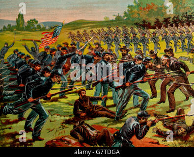 Battle Of Atlanta 1864 Stock Photo - Alamy
