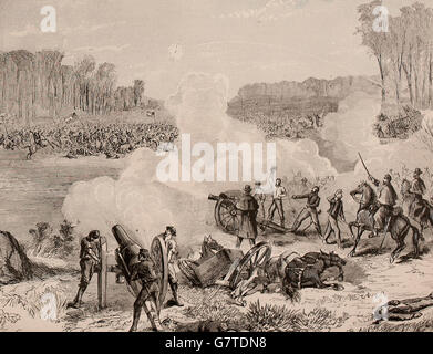 JULY 1, 1862 BATTLE MALVERN HILL SEVEN DAYS BATTLES THE PENINSULAR ...