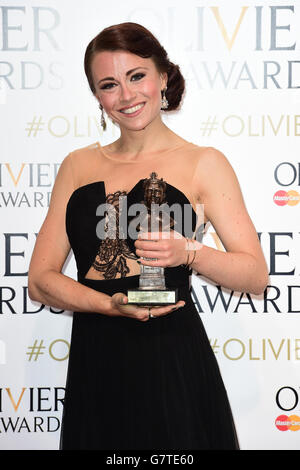 Emma Hatton attending the Olivier Awards at the Royal Opera House ...