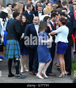 Jamie Murray with his wife Alejandra Gutierrez, mother Judy and father ...
