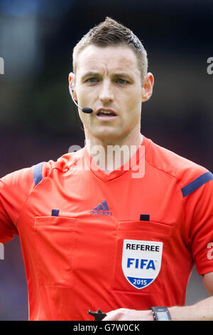Referee Steven McLean during the William Hill Premiership match at ...
