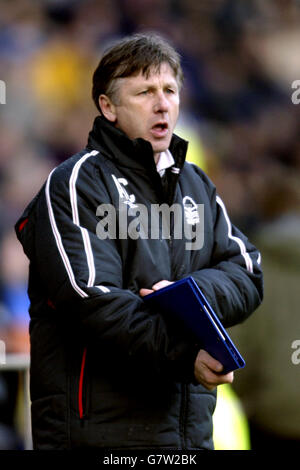 Nottingham Forest assistant manager Alan Tate during the Premier League ...