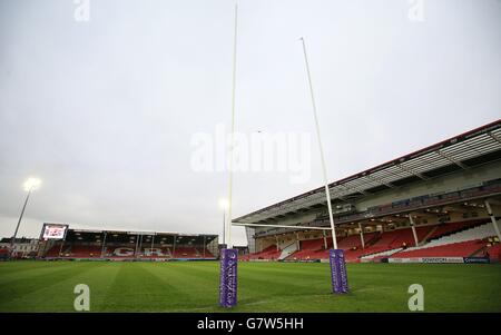 Kingsholm Stadium, home to Gloucester Rugby Club, Gloucester ...