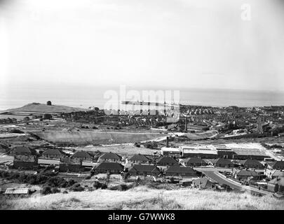 Folkestone Harbour, Aerial View Stock Photo - Alamy