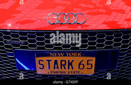 The new Audi R8 of Tony Stark/ Iron Man) seen at the Marvel Avengers ...