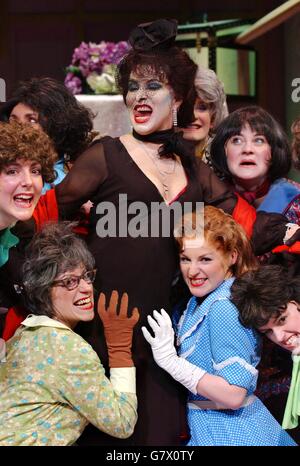 Ruby Wax (centre) poses with the cast during a photocall for a new ...