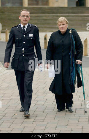 Former Chief Constable of Surrey, Mark Rowley, speaking at an event to ...