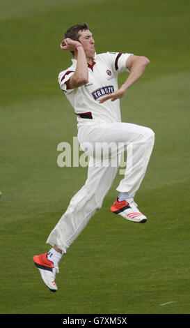 Craig Overton of England bowls during the England Men's tour of ...