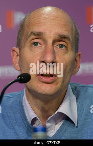 Andrew Adonis speaks during the Politics Festival, at King's Place in ...