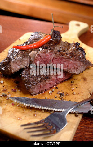 Sliced Chuck Roll of Beef Stock Photo - Alamy