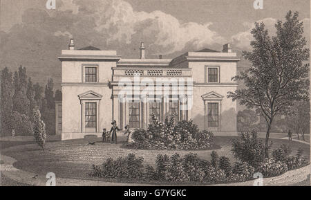 Hanover Lodge, Regent's Park, London, 1835 Stock Photo - Alamy