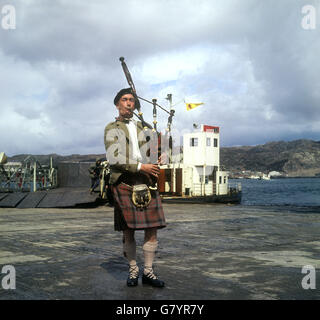On the The Skye Ferry from Kyle Rhea, to Glenelg. The last turntable ...