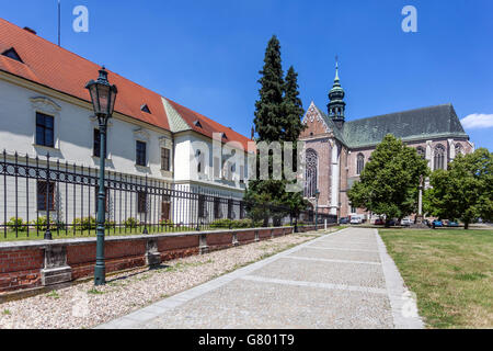 The Augustinian abbey of St Thomas where Gregor Mendel, was abbot, Brno ...