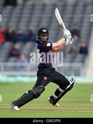 Ian Cockbain hits out for Gloucestershire as James Foster looks on ...