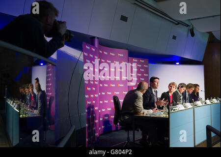 Labour MP Yvette Cooper (right) with Anne Scargill, the wife of former ...