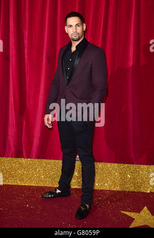 Aaron Fontaine attending the British Soap Awards at the Palace Hotel ...