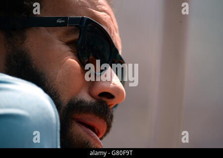 Umpire Kader Nouni on day eight of the Wimbledon Championships at The ...