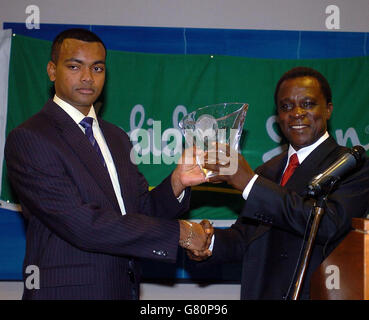 Private Johnson Beharry, who was awarded the VC medal, with his wife ...