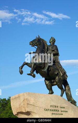 The Bronze Horseman is an equestrian statue of Peter the Great in Saint ...