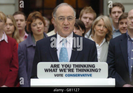 General Election 2005 - Campaign Launches - Conservative Party Stock ...