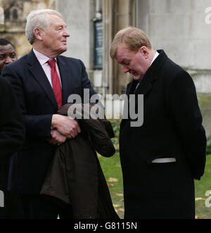 Charles Kennedy attending the funeral of Jeremy Thorpe, former leader ...