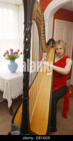 Jemima Phillips, 23, a harpist, who will play at the Prince of Wales's ...