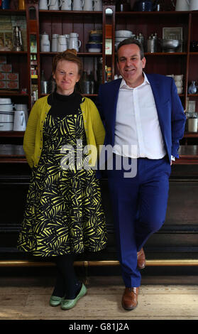 Social historian, Ruth Goodman and Ian Cracknell CEO of UIA visit the ...